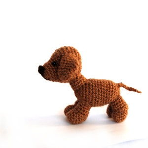 Crochet VIZSLA Dog, Miniature Vizsla Puppy, Mini Dog Figurine ...