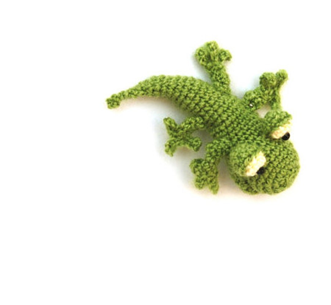 Crochet Toy, Miniature Lizard, Little Gecko, Crochet Lizard, Tiny ...