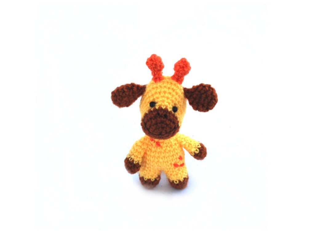 Tiny Giraffe, Miniature Animal Doll, Small Toy for Children, Funny Cute ...