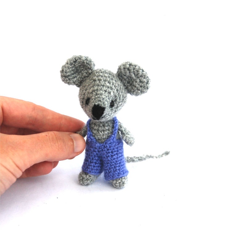 Miniature for Sale, Little Mouse Doll, Small Amigurumi, Crochet Mouse ...