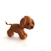 Crochet VIZSLA Dog, Miniature Vizsla Puppy, Mini Dog Figurine ...
