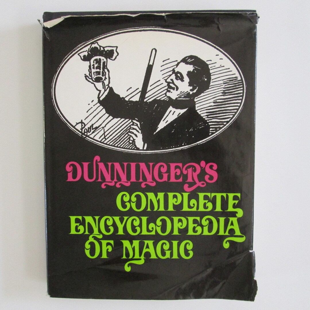 Dunninger's Magic Book Complete Encyclopedia of Magic Hardcover Coffee ...