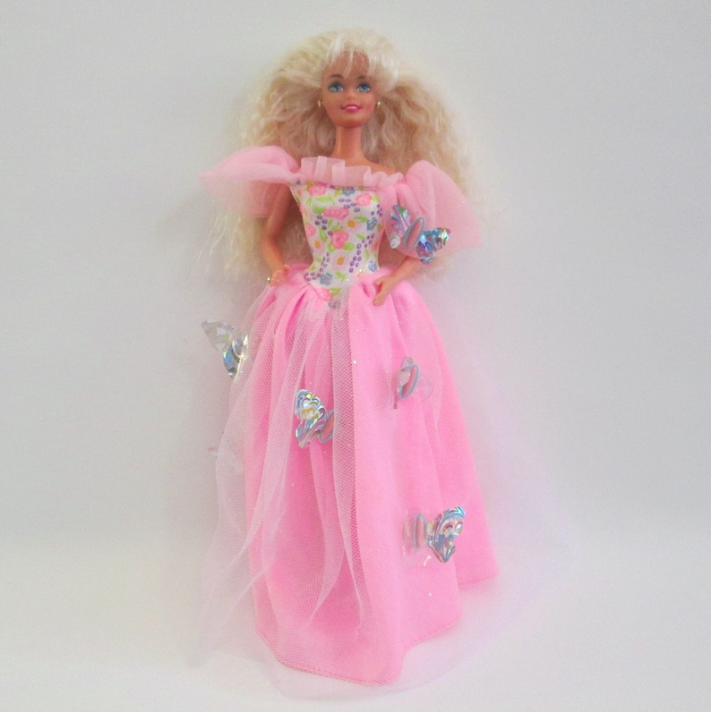 Butterfly Princess Barbie Doll Blonde Barbie Original Gown - Etsy