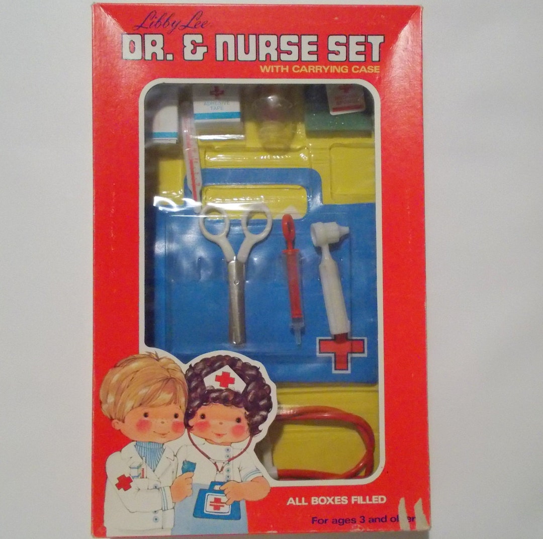 Doctor & Nurse Pretend Play Set Libby Lee Toy Set Medical Accessories ...