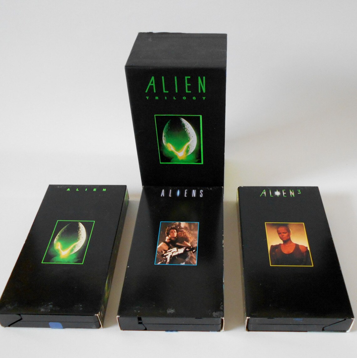 Alien Movie Trilogy VHS Set 3 Tapes Slipcase Cover Fox Video | Etsy