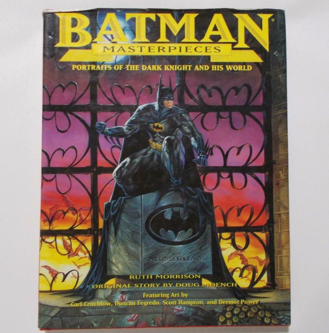 Batman Masterpieces Book Portraits of Dark Knight Hardcover - Etsy