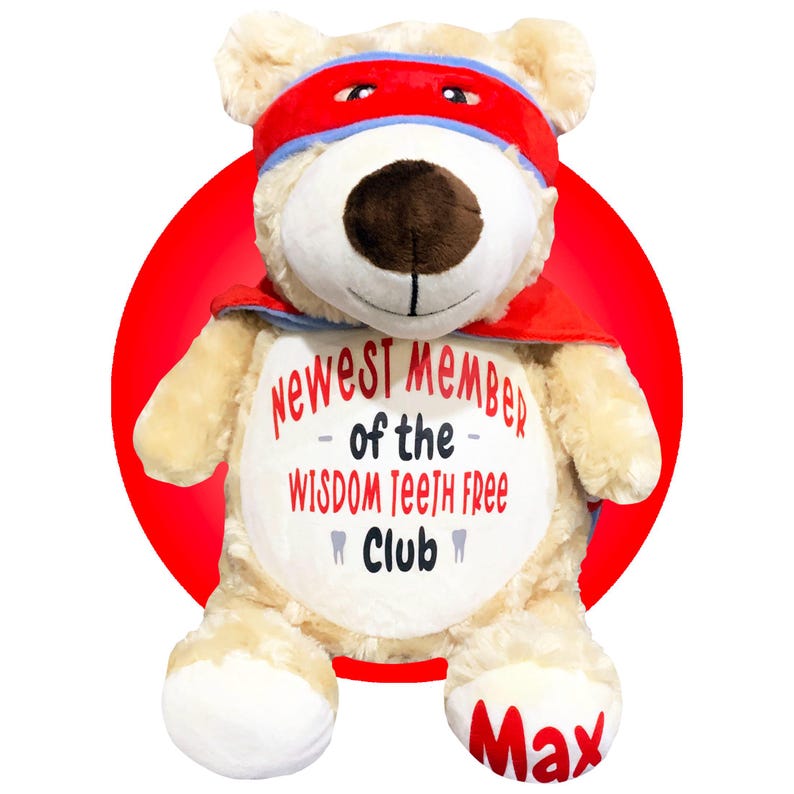 Gift for Getting Wisdom Teeth Out - Personalized 17" Teddy Bear for ...