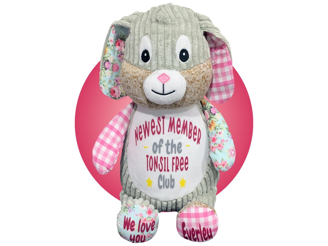 Tonsillectomy Gifts for Girls - 17" Bunny - Tonsillectomy Recovery ...