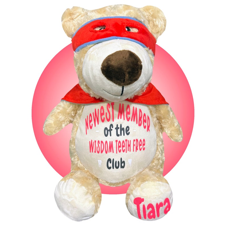 Gift for Getting Wisdom Teeth Out - Personalized 17" Teddy Bear for ...