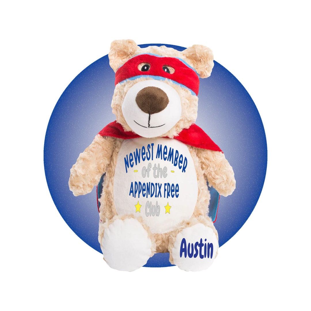 Get Well Gift for Appendix Surgery - Personalized Appendix Plush ...