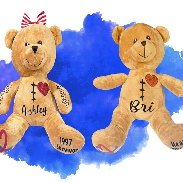 Teddy Bear With Surgery Scar - Etsy