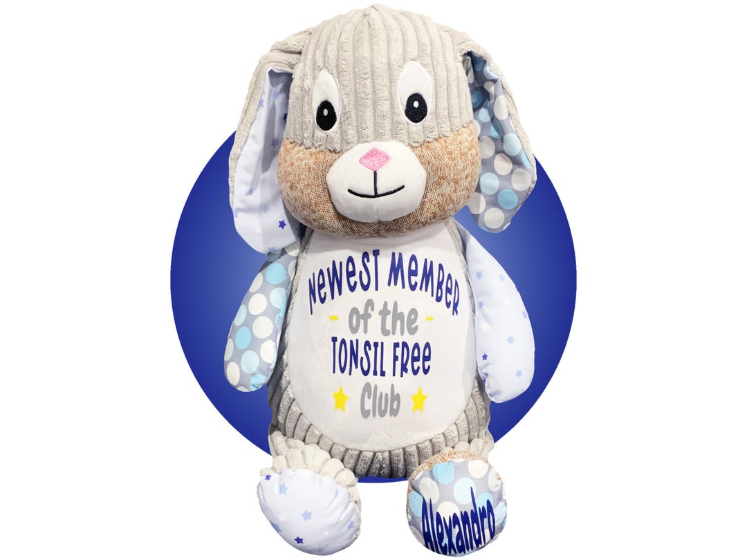 Tonsillectomy Gifts for Kids - 17" Tonsil Bunny - Choose Your Color ...