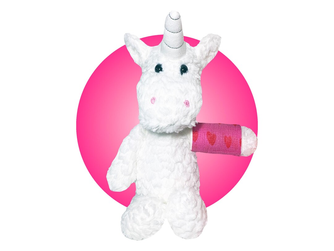 Broken Arm Gift for Kids - Stuffed Unicorn Plushie - Broken Leg Gift ...