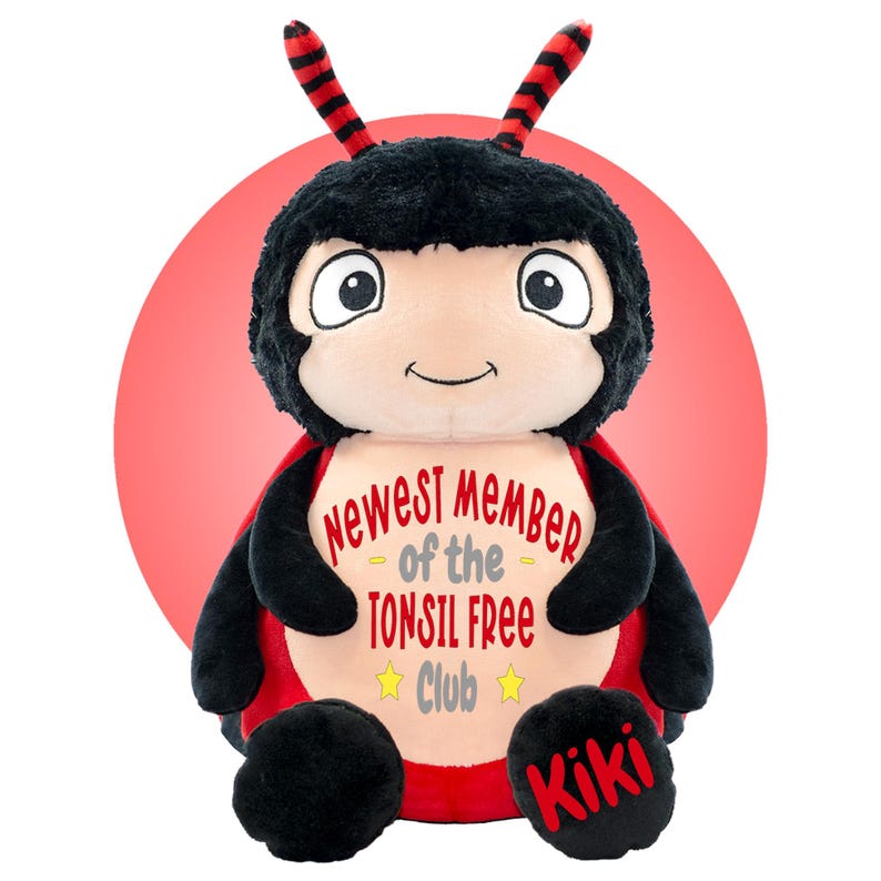 Tonsillectomy Gift Bundle - Personalized 17" Tonsillectomy Plush & Book ...
