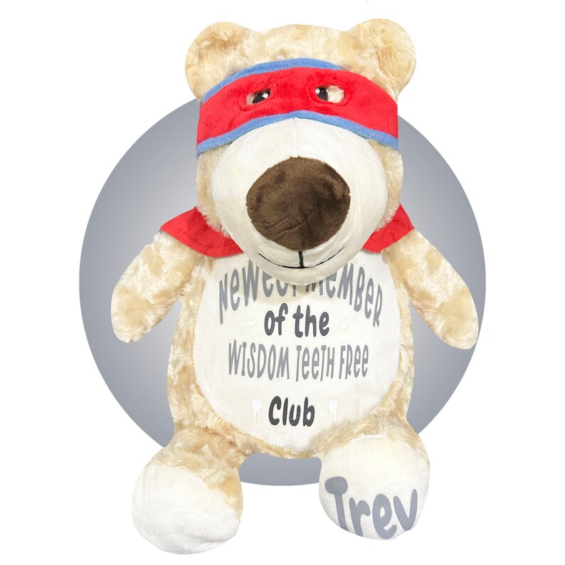 Gift for Getting Wisdom Teeth Out - Personalized 17" Teddy Bear for ...