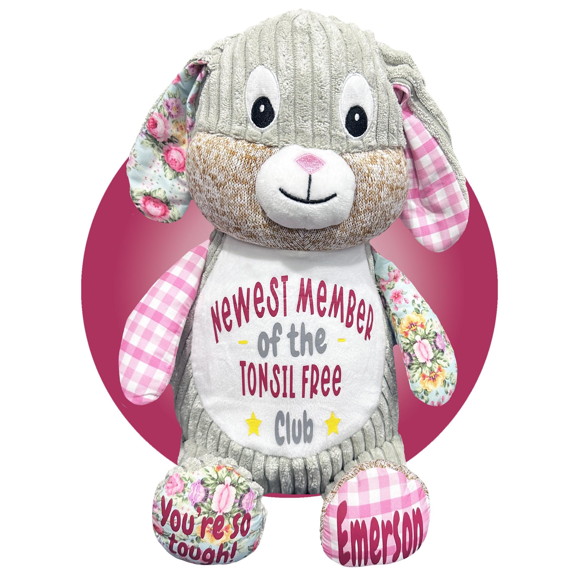 Tonsillectomy Gifts for Girls - 17" Bunny - Tonsillectomy Recovery ...