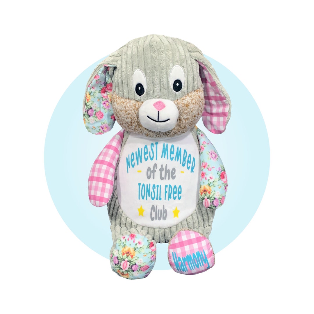 Tonsillectomy Personalized Bunnies Tonsillectomy Recovery Gifts for ...