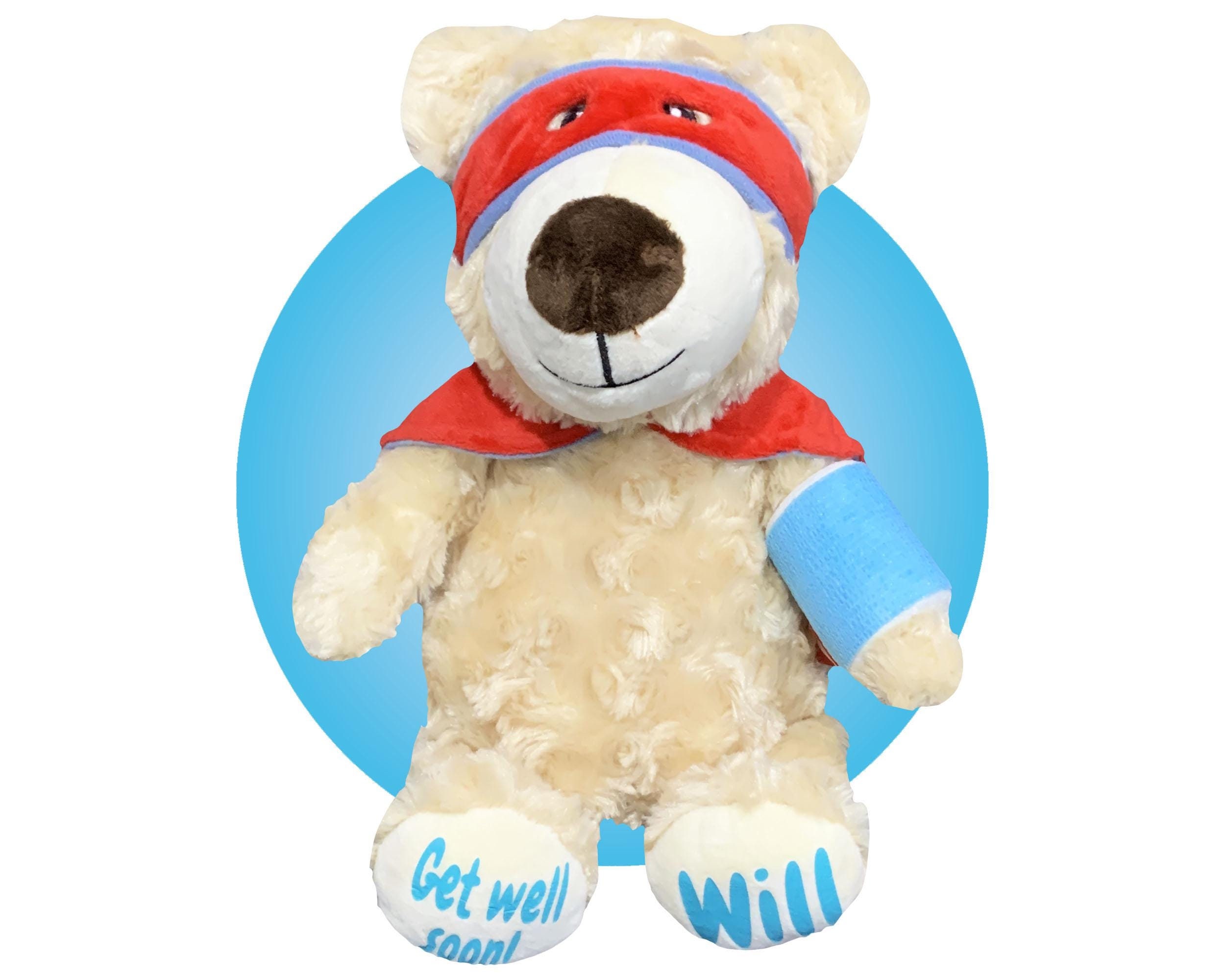 Feel better teddy bear with arm sling store