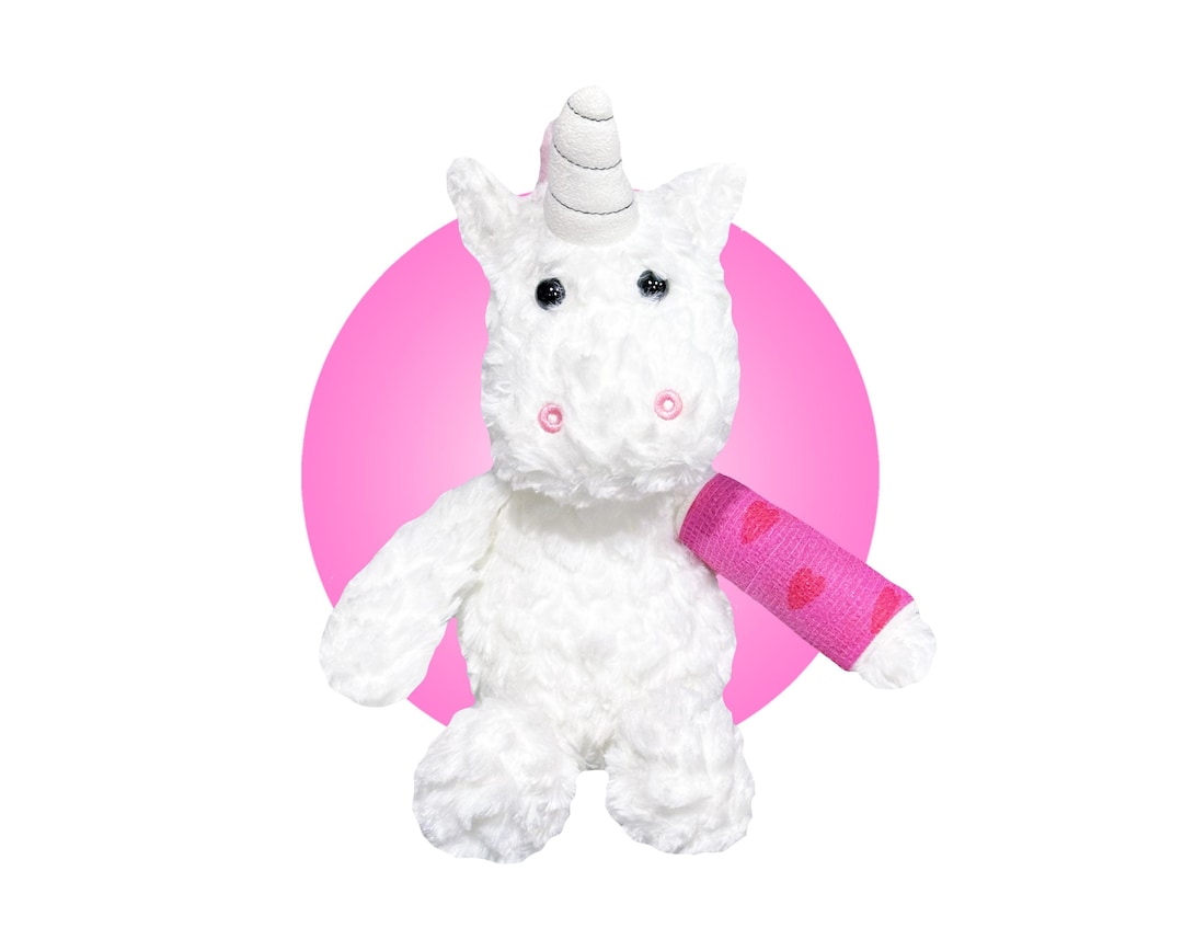Broken Arm Gift for Kids - Stuffed Unicorn Plushie - Broken Leg Gift ...