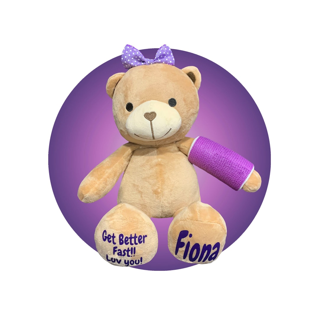 Broken Arm or Leg Gift for Kids Add Your Own Message Broken Arm Teddy ...