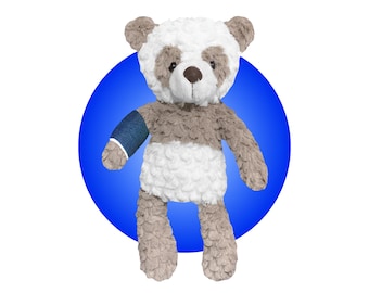 Get Well Soon Bear Plush Broken Arm Boo-boo 12" Stuffed Animal Lovey ...