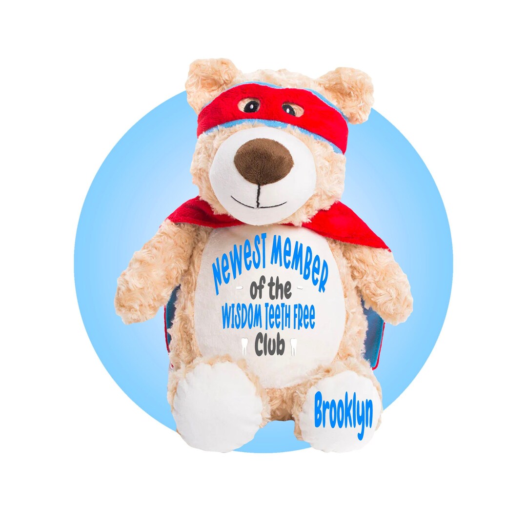 Gift for Getting Wisdom Teeth Out - Personalized 17" Teddy Bear for ...