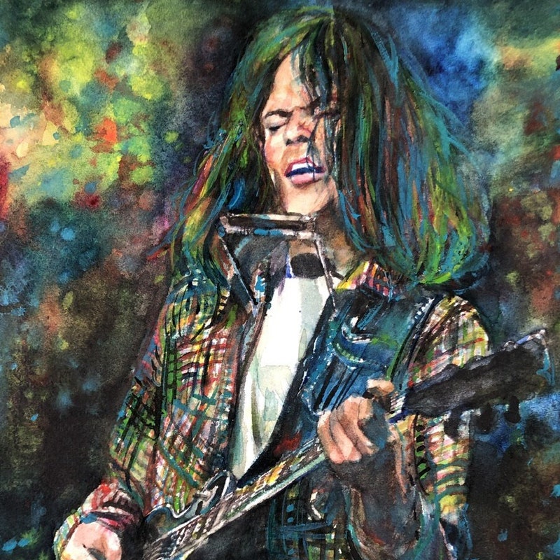 Neil Young Poster - Etsy