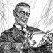 ERWIN SCHRODINGER Watercolor Portrait POSTER Various Sizes Available ...