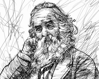 Walt Whitman Print Poster - Etsy