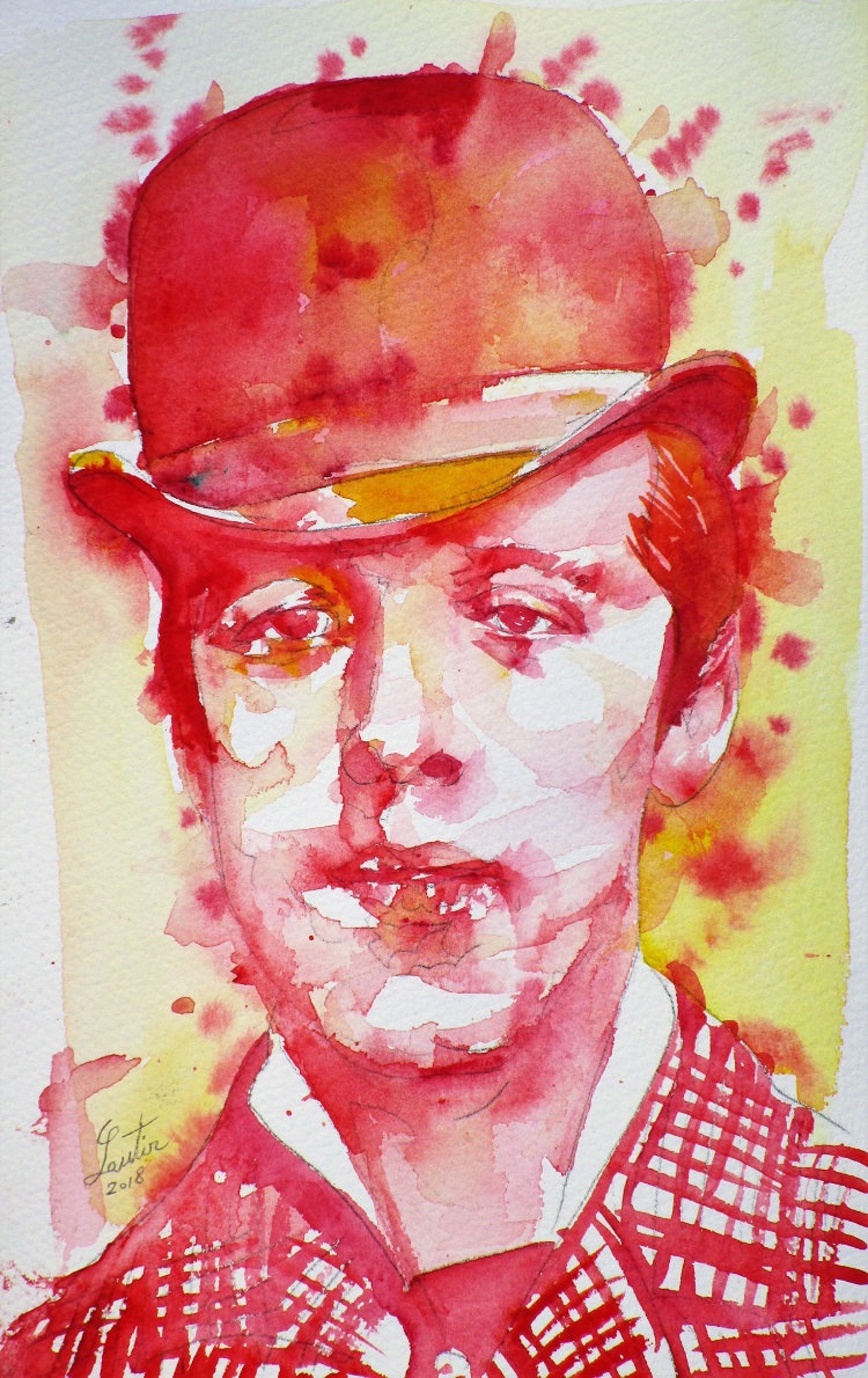 OSCAR WILDE Watercolor Portrait POSTER Various Sizes - Etsy