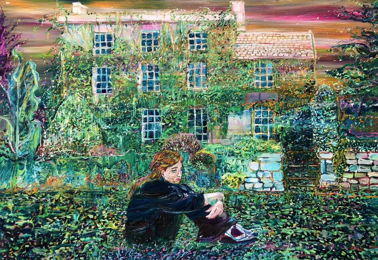 FREE TIME Oil Painting POSTER Various Sizes Available Art Print ...