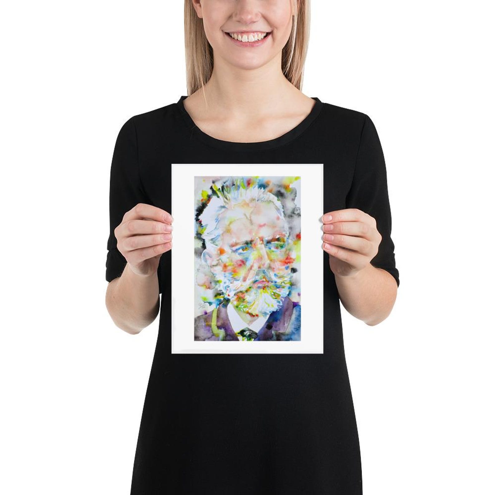 PYOTR ILYICH TCHAIKOVSKY Watercolor Portrait - Poster - Various Sizes ...