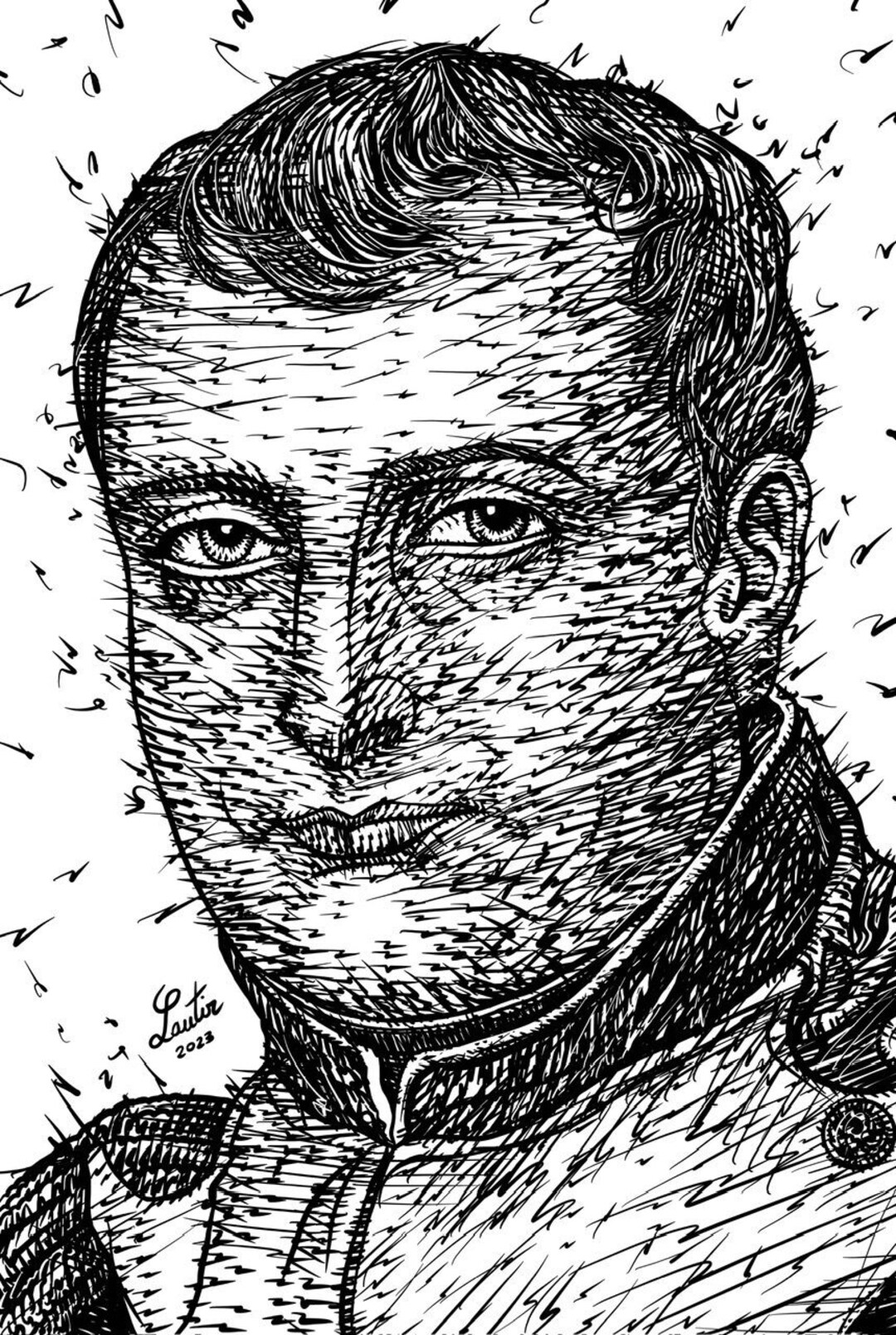 NAPOLEON Ink Portrait - POSTER - Various Sizes Available! Art Print ...