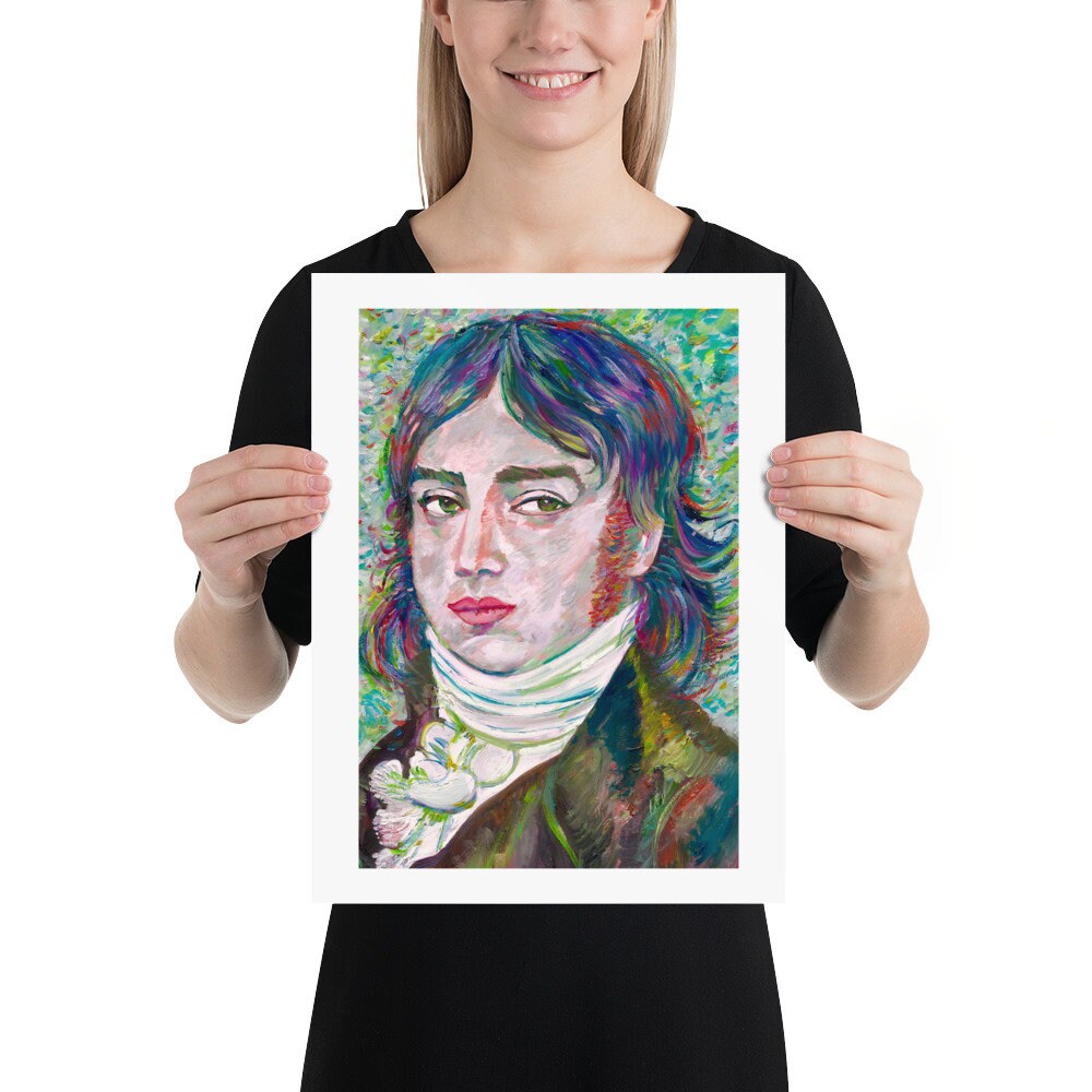 SAMUEL Taylor COLERIDGE Oil Portrait - POSTER - Various Sizes Available ...