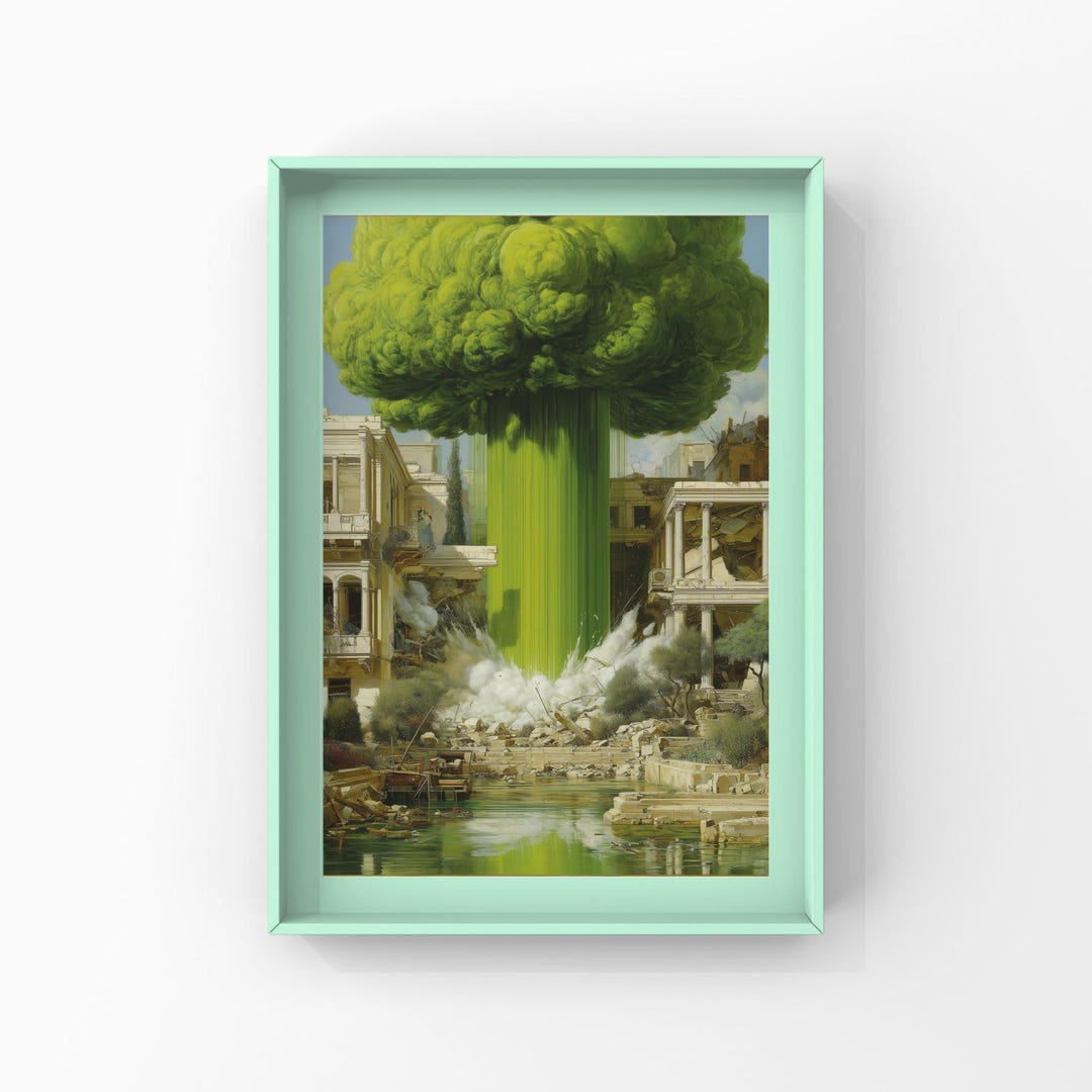 Printable - NUCLEAR EXPLOSION - Digital Download -scalable to Various ...