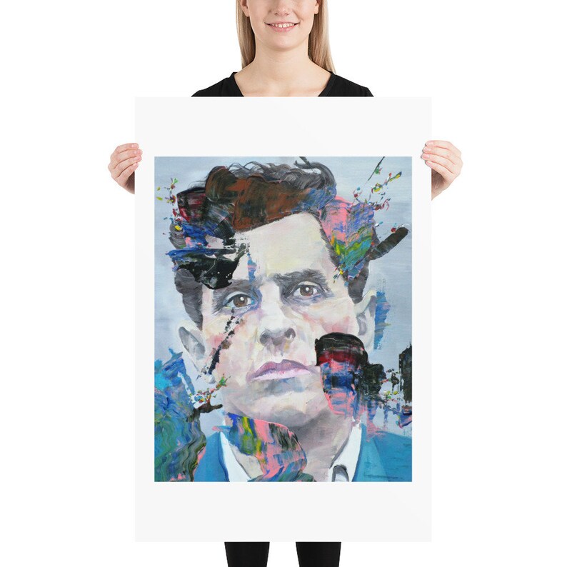 LUDWIG WITTGENSTEIN Oil Portrait POSTER Various Sizes - Etsy