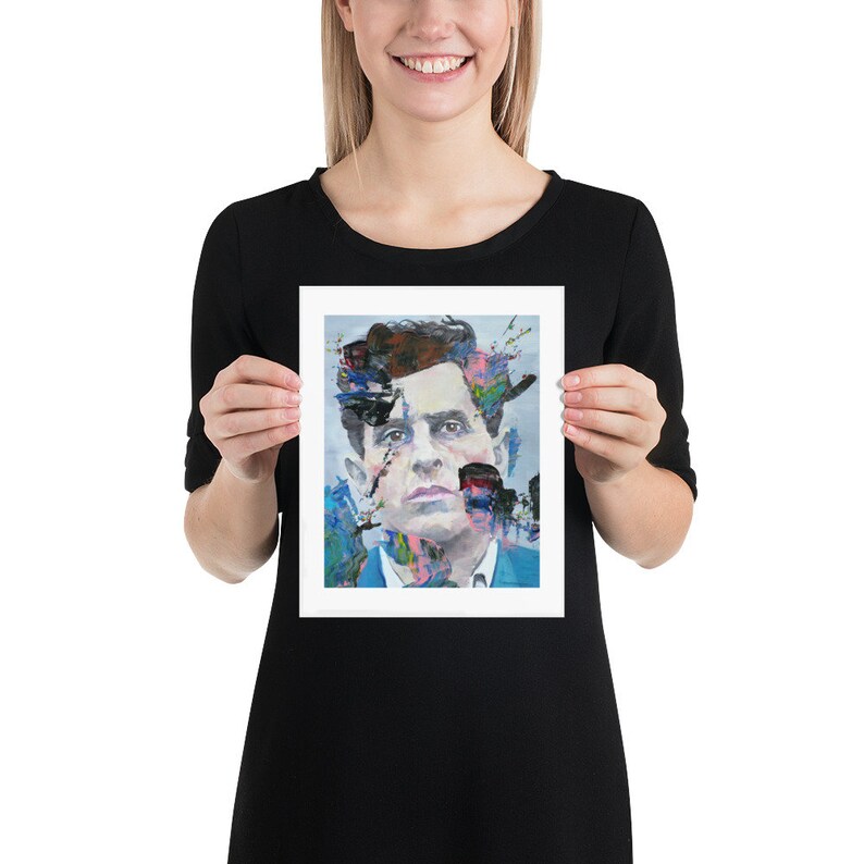 LUDWIG WITTGENSTEIN Oil Portrait POSTER Various Sizes - Etsy