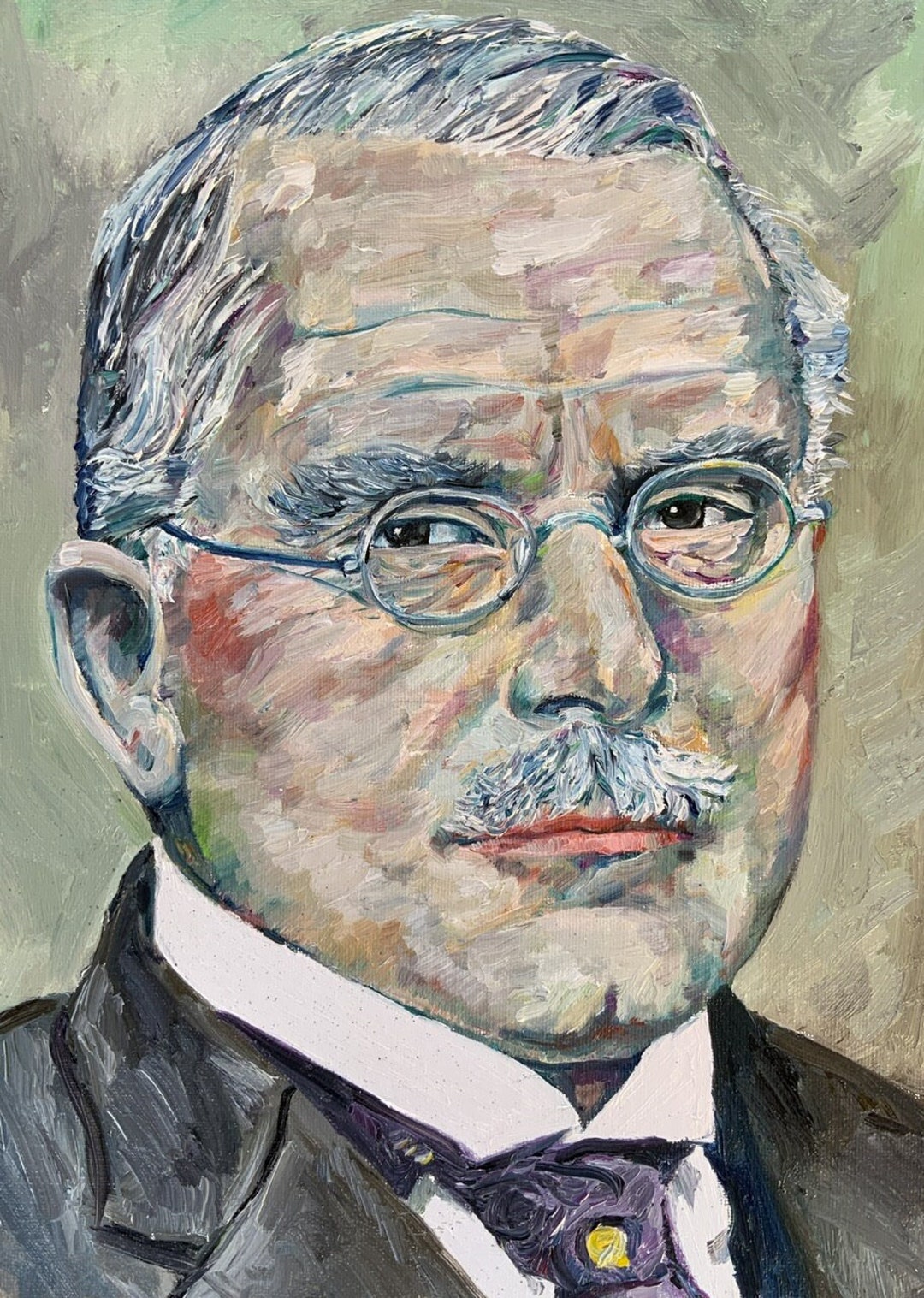 CARL JUNG Oil Portrait - POSTER - Various Sizes ! Art Print Poster ...