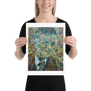 JAMES JOYCE Oil Portrait - POSTER - Various Sizes Available! Art Print ...