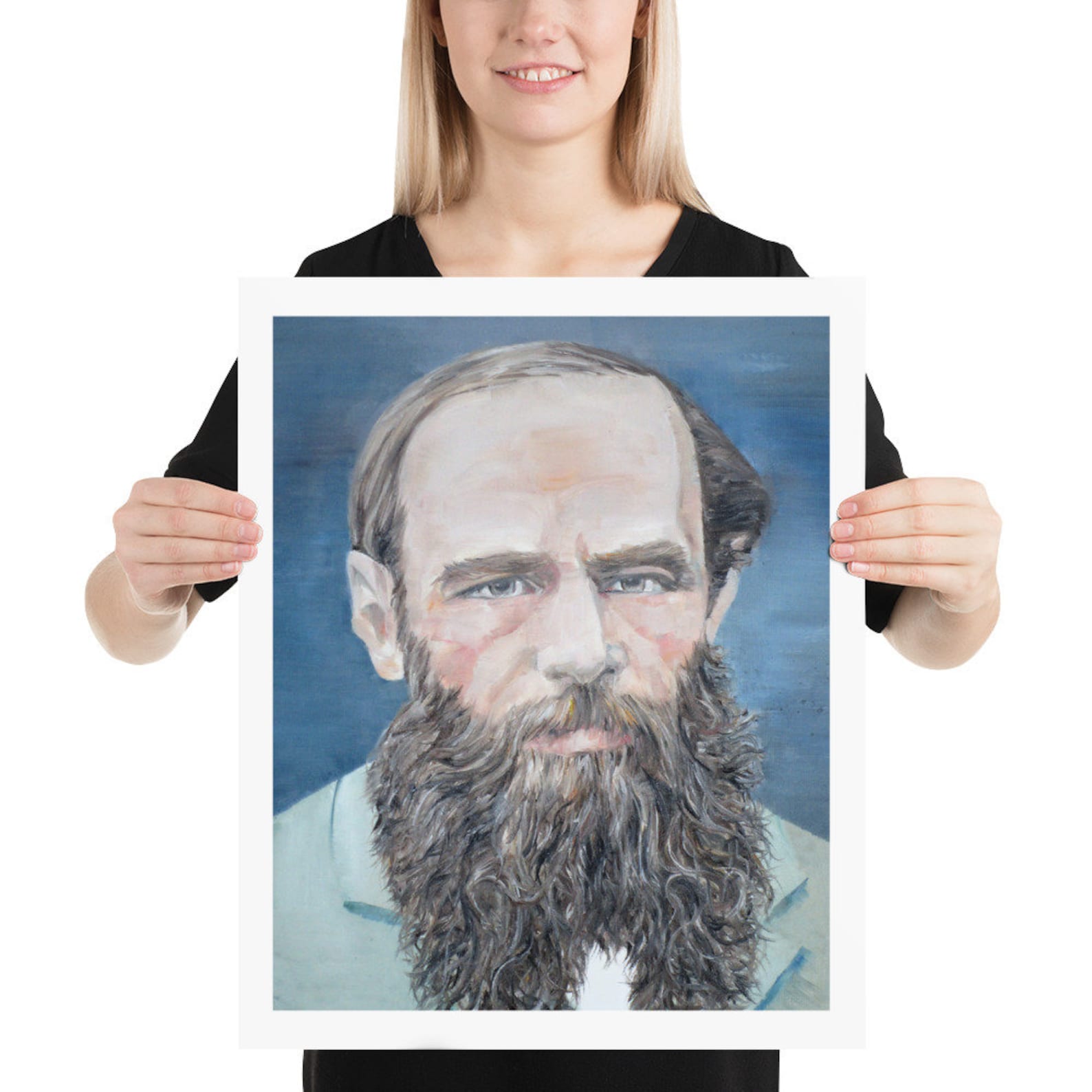 FYODOR DOSTOEVSKY Oil Portrait - POSTER - Various Sizes Available! Art ...