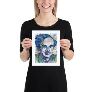 PAUL DIRAC Watercolor and Ink Portrait - Poster - Various Sizes ! Art ...