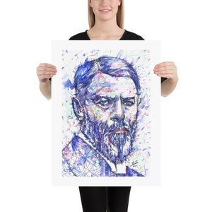 MAX WEBER Watercolor and Ink Portrait - POSTER - Various Sizes ! Art ...