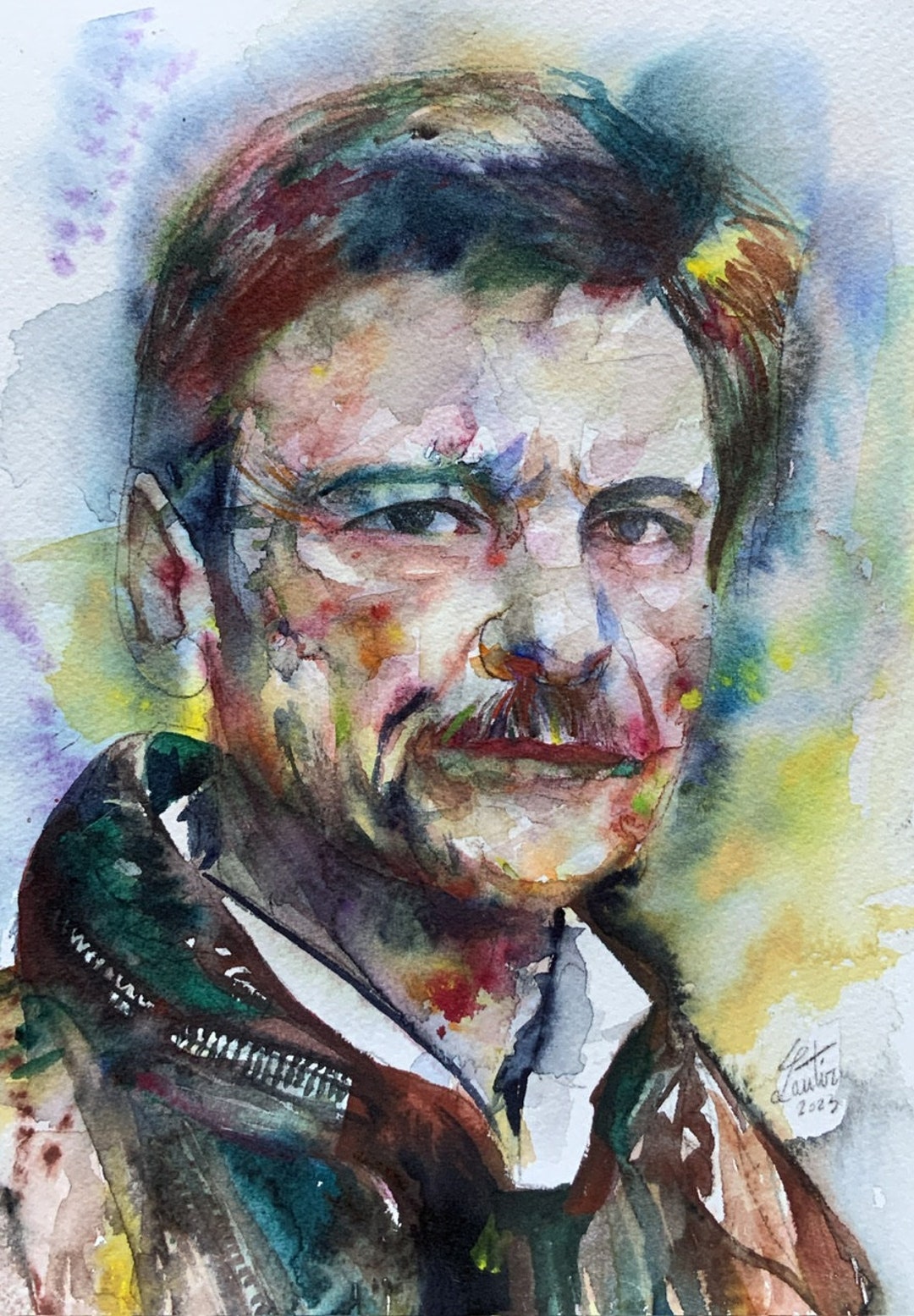 ANDREI TARKOVSKY Watercolor Portrait - POSTER -various Sizes Available ...