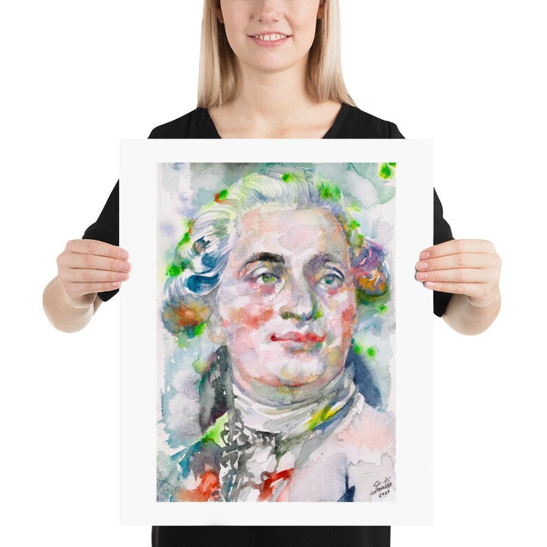 LOUIS XVI Watercolor Portrait - POSTER - Various Sizes Available! King ...