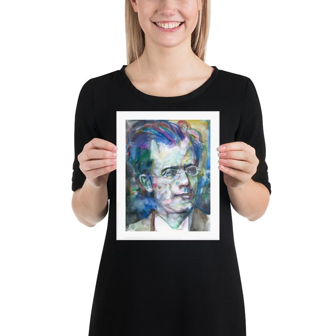 GUSTAV MAHLER - Watercolor Portrait - POSTER - Various Sizes! Painting ...