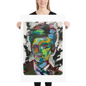 ARTHUR RIMBAUD Acrylic Portrait - POSTER - Various Sizes! Art Print ...