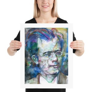 GUSTAV MAHLER - Watercolor Portrait - POSTER - Various Sizes! Painting ...