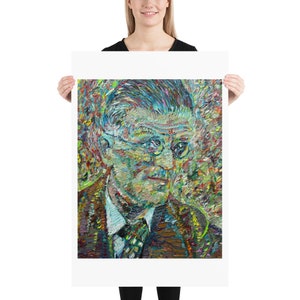 JAMES JOYCE Oil Portrait - POSTER - Various Sizes Available! Art Print ...