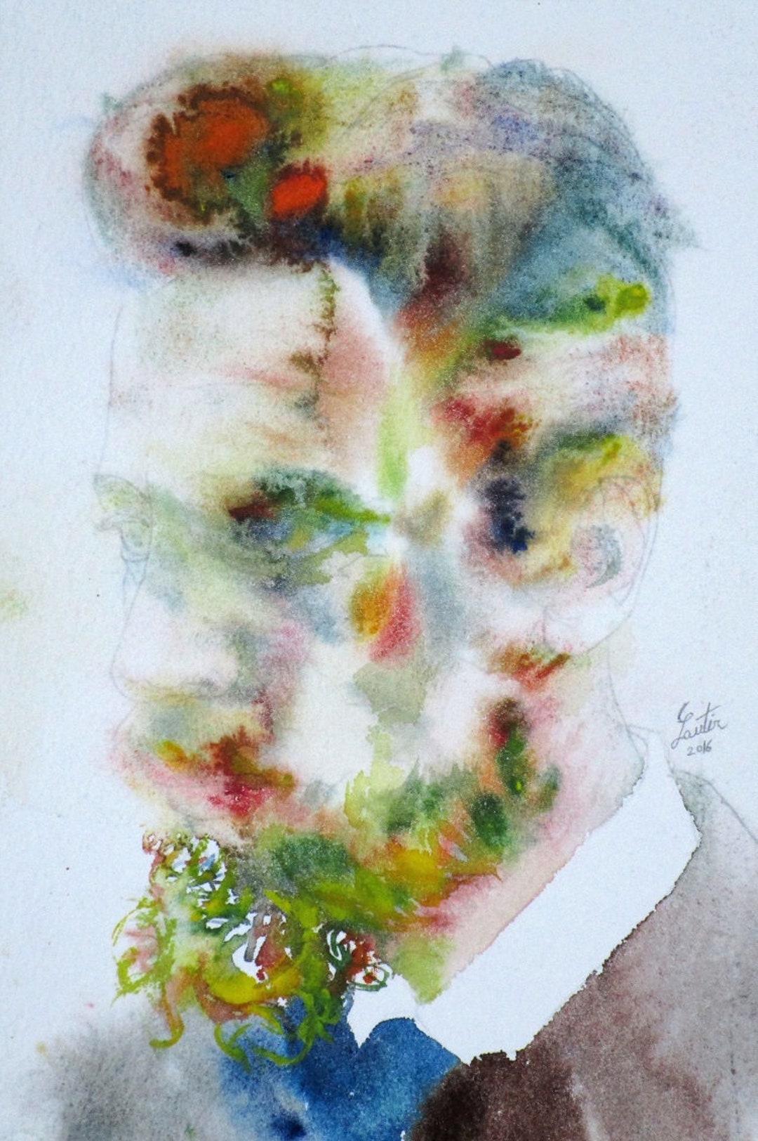 RAINER MARIA RILKE - Watercolor Painting - Poster - Various Sizes ...