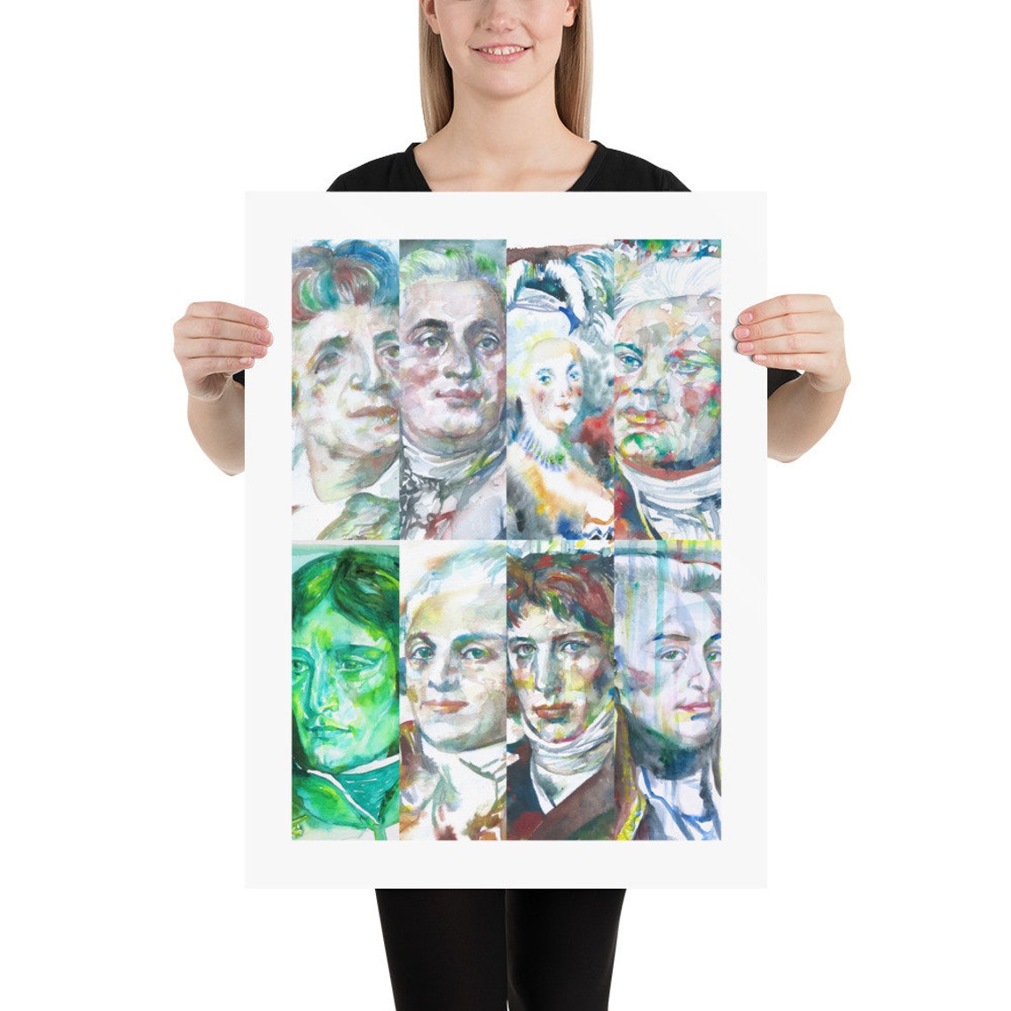 The FRENCH REVOLUTION in Eight PORTRAITS Collage Poster - Etsy